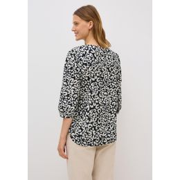 Cecil Damen Chiffonbluse, blau, Gr. S, bedruckt, Web, 100% Baumwolle, Blusen, Feel Good Fit