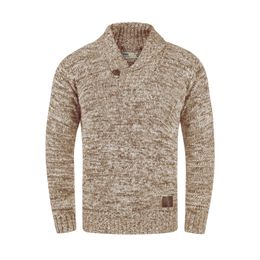 !Solid SOLID Herren Schalkragenpullover "Schalkragenpullover SDPhil", beige, Gr. XL, Obermaterial: 100% Baumwolle CO., Pullover