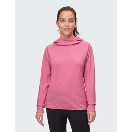Venice Beach Damen Kapuzenshirt "KAPUZENSHIRT MINKA", pink, Gr. S, Obermaterial: 91% Polyester, 9% Elasthan, Shirts, mit Kapuze, aus Polyester und