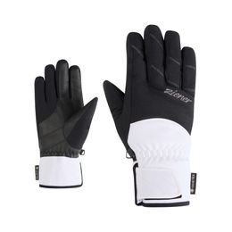 Ziener Damen Skihandschuhe "KATIMA-Z GTX glove lady", wei&szlig;, Gr. 7,5, Materialmix, Handschuhe