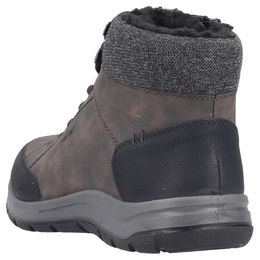 Rieker Herren Winterboots, Gr. 40, braun, Lederimitat, Schuhe, Schn&uuml;rboots, Outdoorschuh mit praktischem Innenrei&szlig;verschluss