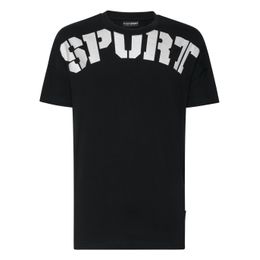 Plein Sport Jungen T-Shirt "T-Shirt", silber, Gr. S, Obermaterial: 100% Baumwolle, Shirts
