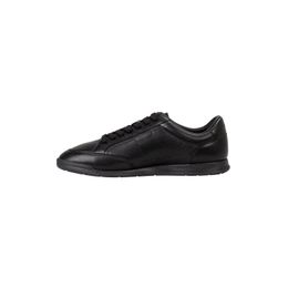 BOSS Herren Sneaker "Sneaker Nitan Lowp bu", Gr. 43, schwarz, Obermaterial: 100% Rindsleder Leather cow. Futter: 100% Polyester PES. 100% Gummi