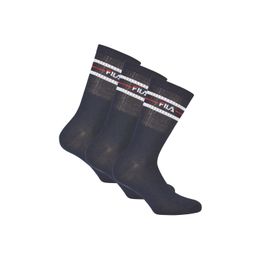 Fila Herren Kurzsocken "Socken 3er Pack", Gr. 43, blau, Obermaterial: 80% Baumwolle CO. 18% Polyester PES. 2% Elasthan EL., Socken