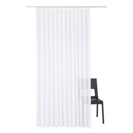Vorhang WIRTH, B:300cm H:120cm, wei&szlig;, Polyester, Wohnzimmer, Gardinen, "Betsy", Store