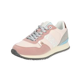 Napapijri Damen Sneaker "Napapijri Sneaker Lederimitat/Textil", Gr. 37, rosa, Lederimitat, Textil, Schuhe