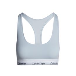 Damen Bralette "Modern Cotton", Calvin Klein Underwear, Gr. S, blau, Jersey, Obermaterial: 53% Baumwolle, 35% Modal, 12% Elasthan, Basic, BHs, mit