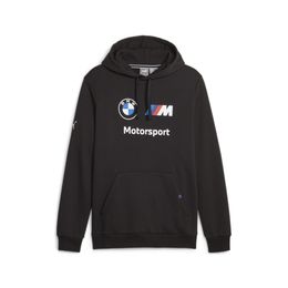 Puma Herren Hoodie "BMW M Motorsport Fleece Hoodie Herren", schwarz, Gr. S, Obermaterial: 32% Polyester, 68% Baumwolle; Kapuzenfutter: 100%