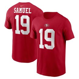 Nike Damen T-Shirt "Nike Shirt San Francisco 49ers Nike Samuel 19", rot, Gr. M, 100% Baumwolle, Shirts
