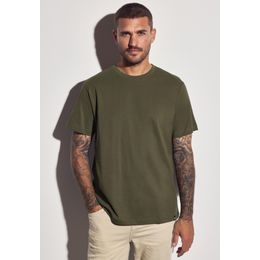 Street One MEN Herren T-Shirt, gr&uuml;n, Gr. XXL, unifarben, Web, 100% Baumwolle, Shirts, aus reiner Baumwolle