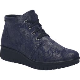 Josef Seibel Damen Schn&uuml;rschuh "Calais 56, dunkelblau", Gr. 42, blau, Obermaterial: 100% Textilmaterial TEXMAT., Schuhe