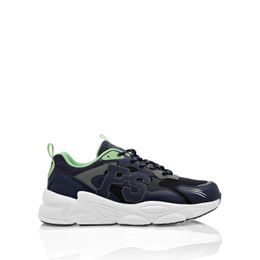 Plein Sport Damen Sneaker "Low-Top-Sneaker", Gr. 42, blau, Schuhe