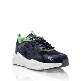 Plein Sport Damen Sneaker "Low-Top-Sneaker", Gr. 41, blau, Schuhe