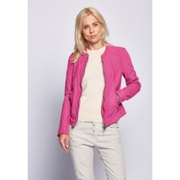 Maze Damen Lederjacke "Mabel", pink, Gr. XL, Obermaterial: 100% Leder, Lammnappa / Futter: 100% Polyester / Ärmelfutter: 100% Polyester, Jacken
