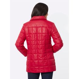 Classic Basics Damen Steppjacke, rot, Gr. 50, unifarben, 100% Polyester, Wattierung:100% Polyester, Jacken