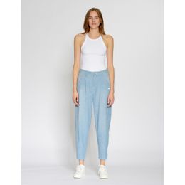 Gang Damen Weite Jeans "Gang Jeans Balloon 94SILVIA", blau, Gr. 26, 85% Baumwolle, 15% Leinen, Jeans