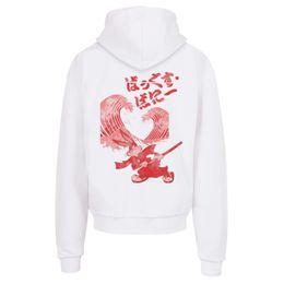 F4NT4STIC Herren Kapuzenpullover "Looney Tunes Bugs Bunny Shogun", wei&szlig;, Gr. M, Obermaterial: 100% Baumwolle, Pullover, Print