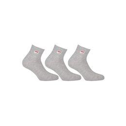 Fila Herren Sneakersocken "Socken 3er Pack", Gr. 43, grau, Obermaterial: 75% Baumwolle CO. 23% Polyester PES. 2% Elasthan EL., Socken
