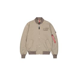 Herren Bomberjacke "MA-1 TTC Light", beige, Gr. L, Alpha Industries, Obermaterial: 100% Nylon, Futter: 100% Nylon, Jacken