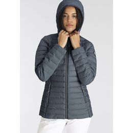 G.I.G.A. by Killtec Damen Steppjacke "CAFORA WMN QUILTED JCKT OT-P", blau, Gr. 36, G.I.G.A. DX BY KILLTEC, Obermaterial: 100% Polyester, Jacken, Wasserabweisend &