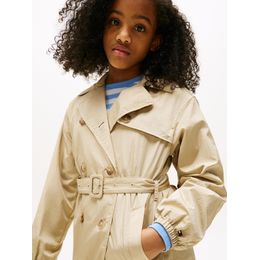 Tommy Hilfiger M&auml;dchen Trenchcoat "NYLON TRENCH COAT"silt, Gr. 6, unifarben, Web, Obermaterial: 100% Polyamid, M&auml;ntel, f&uuml;r Kinder bis 16 Jahre