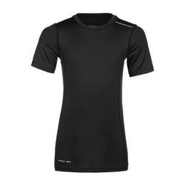 Funktionsshirt Endurance "Power V2 jr.", Jungen, Gr. 116, schwarz, 90% Polyester, 10% Elasthan, unifarben, normal, Rundhals, Shirts Funktionsshirt, mit QuickDry-Funktion
