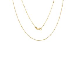 Firetti Damen Kette ohne Anh&auml;nger "Schmuck Geschenk Gold 375 Halskette Ankerkettengliederung 1,3 mm breit", 50, Gelbgold 375, B: 1,3mm, gold,