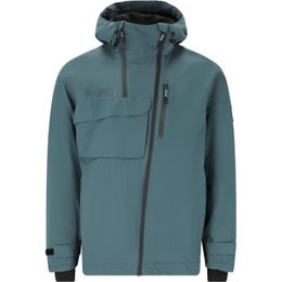 SLOPE Herren Skijacke "Zuko", blau, Gr. S, mehrfarbig, 100% Polyester, Jacken, Mit innovativem Rei&szlig;verschlussdesign
