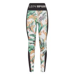 Plein Sport Damen Leggings "Sportleggings", bunt, Gr. XL, Obermaterial: 90% Polyester, 10% Elasthan, Hosen