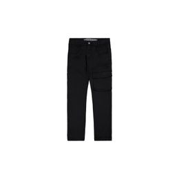Herren Cargohose "Lieutenant", schwarz, Gr. 31, Alpha Industries, Obermaterial: 98% Baumwolle, 2% Elastan, Hosen