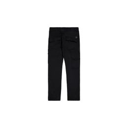 Herren Cargohose "Lieutenant", schwarz, Gr. 33, Alpha Industries, Obermaterial: 98% Baumwolle, 2% Elastan, Hosen