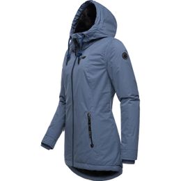 Ragwear Damen Winterjacke "Zuzka Winter", blau, Gr. 5XL, Au&szlig;enmaterial: 100% Polyester; Innenfutter: 100% Polyester; Kapuzenfutter: 100% Polyester;