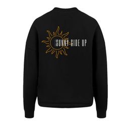 F4NT4STIC Damen Sweatshirt "Sunny side up", schwarz, Gr. XL, Obermaterial: 65% Baumwolle, 35% Polyester, Sweatshirts, Print