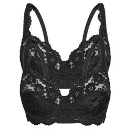 Sassa Mode SASSA Damen B&uuml;gel-BH "2er Pack B&uuml;gel BH CLASSIC LACE", Gr. 85, schwarz, Obermaterial: 90% Polyamid PA. 10% Elasthan EL., BHs
