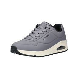 Skechers Damen Sneaker "Skechers Sneaker Lederimitat", Gr. 45, grau, Lederimitat, Schuhe