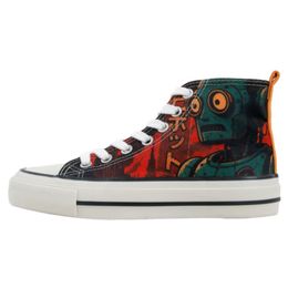DOGO Damen Sneaker "Lyra High-Top Sneaker Robotto", Gr. 39mehrfarbig, Textil, Schuhe, Handgefertigt