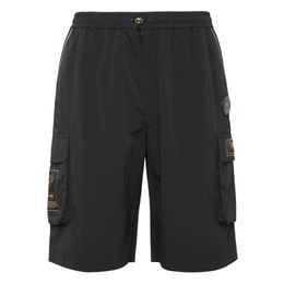 Plein Sport Jungen Cargobermudas "Shorts", schwarz, Gr. 4XL, Obermaterial: 100% Polyamid, Hosen