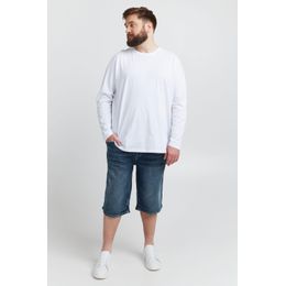 Blend Herren Caprihose "Caprihose BHBBenon", blau, Gr. 6XL, Obermaterial: 98% Baumwolle CO. 2% Elasthan EL., Hosen