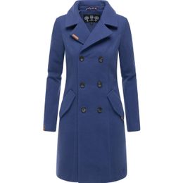 Marikoo Damen Kurzmantel "Nanakoo", lila, Gr. XS, Oberstoff: 90% Polyacryl, 8% Viskose, 2% Elasthan, Futter: 100% Polyester, &Auml;rmelfutter: 100%