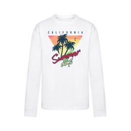 F4NT4STIC Jungen T-Shirt "California Palmen Retro", wei&szlig;, Gr. 122, Obermaterial: 100% Baumwolle, Shirts, Premium Qualit&auml;t