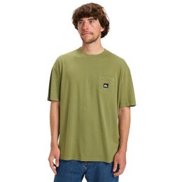 Quiksilver Herren T-Shirt "Salt Water Pocket", grün, Gr. S, 100% Baumwolle, Shirts