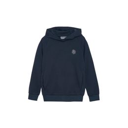 Color Kids M&auml;dchen Kapuzenpullover "Kapuzenpullover COSweat", blau, Gr. 110, Obermaterial: 75% Polyester PES. 25% Viskose CV., Pullover