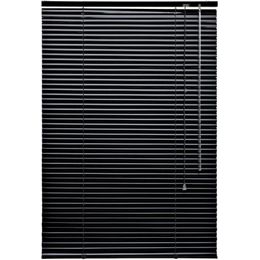 Jalousie Liedeco, B:50cm H:160cm, schwarz, K&uuml;che, Jalousien, "Aluminium-Jalousie", Aluminium