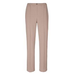 GOLDNER Damen Schlupfhose "Thermo-Jerseyschlupfhose MARTHA", beige, Gr. 50, Obermaterial: 70% Baumwolle CO. 30% Polyester PES., Hosen