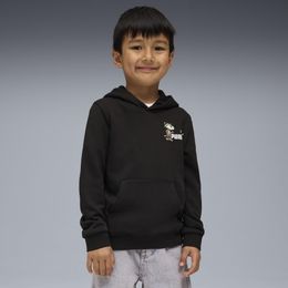 Puma Jungen Kapuzenpullover "Super Puma Hoodie Jungen", schwarz, Gr. 104, 68% Baumwolle, 32% Polyester, Pullover