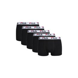 Fila Herren Boxershorts "Boxershort 5er Pack", Gr. S, schwarz, Obermaterial: 95% Baumwolle CO. 5% Elasthan EL., Unterhosen