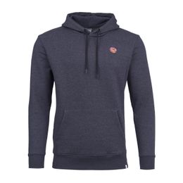 MIKON Herren Kapuzensweatshirt, blau, Gr. M, unifarben, 65% Baumwolle, 35% Polyester, Sweatshirts, mit hohem Tragekomfort