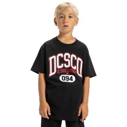 DC Shoes Jungen T-Shirt "Elective", schwarz, Gr. 8, 75% Baumwolle, 25% Baumwolle, Shirts