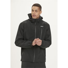 WEATHER REPORT Herren Outdoorjacke "DELTON W-PRO15000", schwarz, Gr. XL, bedruckt, mehrfarbig, 94% Polyester, 6% Elasthan, Jacken, ist atmungsaktiv,