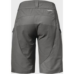 Sch&ouml;ffel SCH&Ouml;FFEL Damen Shorts "Shorts Arosa L", grau, Gr. 42, Oberstoff Rumpf oben: 89% Nylon 11% Elasthan Oberstoff Rumpf unten: 94% Nylon 6% Elasthan, Hosen